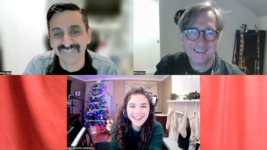 Alex Whorms writes her first original Christmas song - Song Talk Radio